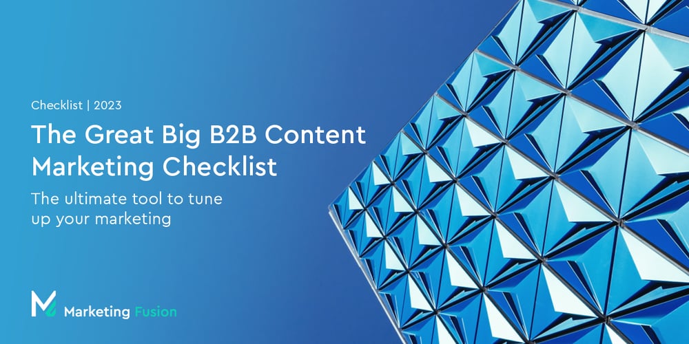 Content marketing checklist